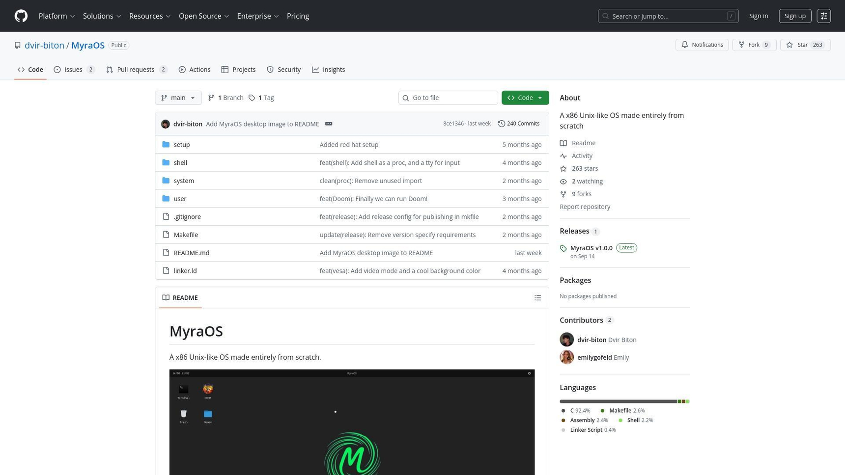 MyraOS: A Fully-Featured x86 OS From Scratch Captures Developer ...