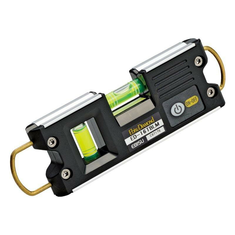 EBISU ED-16TBLM 雙吊掛式強磁水平尺，長130/160mm × 寬20mm × 高46mm，135公克 規格價格總覽