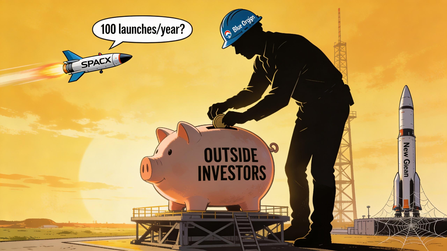 Blue Origin Opens Doors to Outside Investors for First Time, Eyeing 100 ...