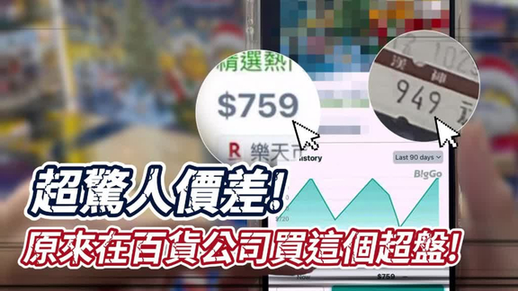 超驚人價差！😲 原來在百貨公司買這個超盤？😱|BigGoVideo