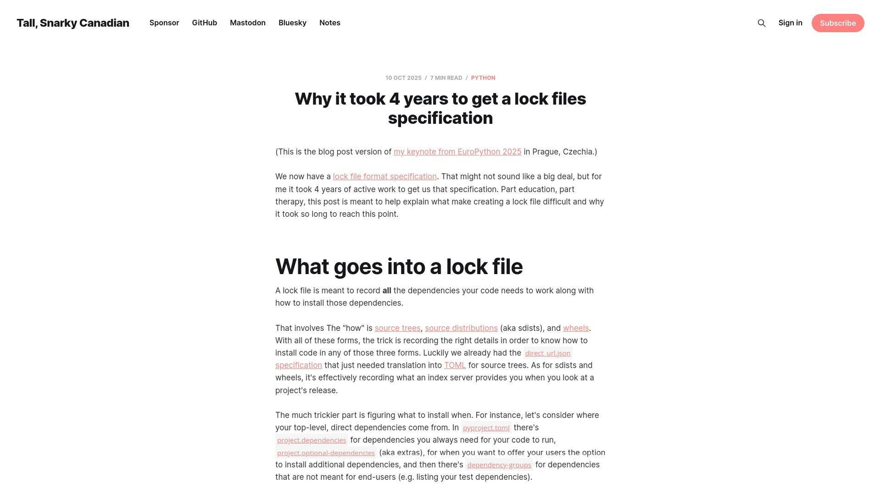 Python's 4-Year Lock File Saga Ends, But Key Tool Opts Out — BigGo Finance