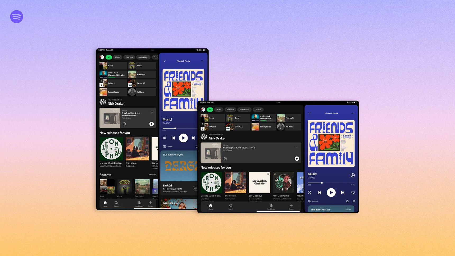 Spotify Launches Native Tablet App Redesign, Extends Support to Key ...