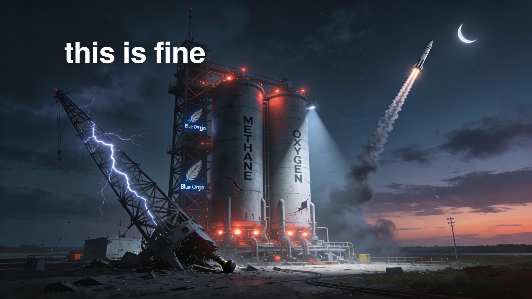 Blue Origin’s New Glenn Pad Survives Explosion, CEO Vows Return to ...