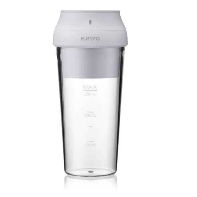 KINYO JRU-6799 极简水泥灰磁吸式USB随行杯果汁机 280ml 規格價格總覽