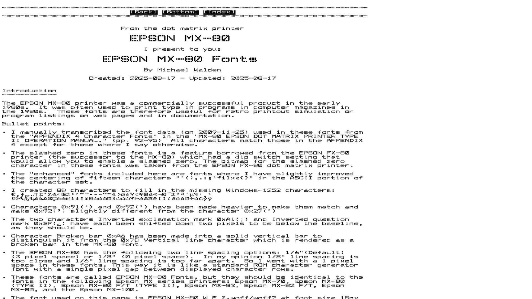 EPSON MX-80 字型重現引發1980年代點陣印表機懷舊討論 — BigGo 財經