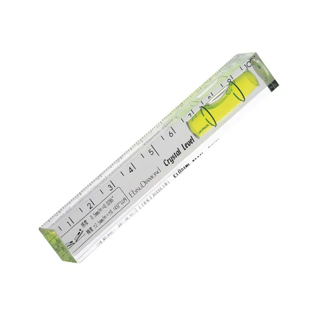 EBISU ED-10CL 水晶式水平尺 15×15×100mm 壓克力材質 精準測量工具 規格價格總覽