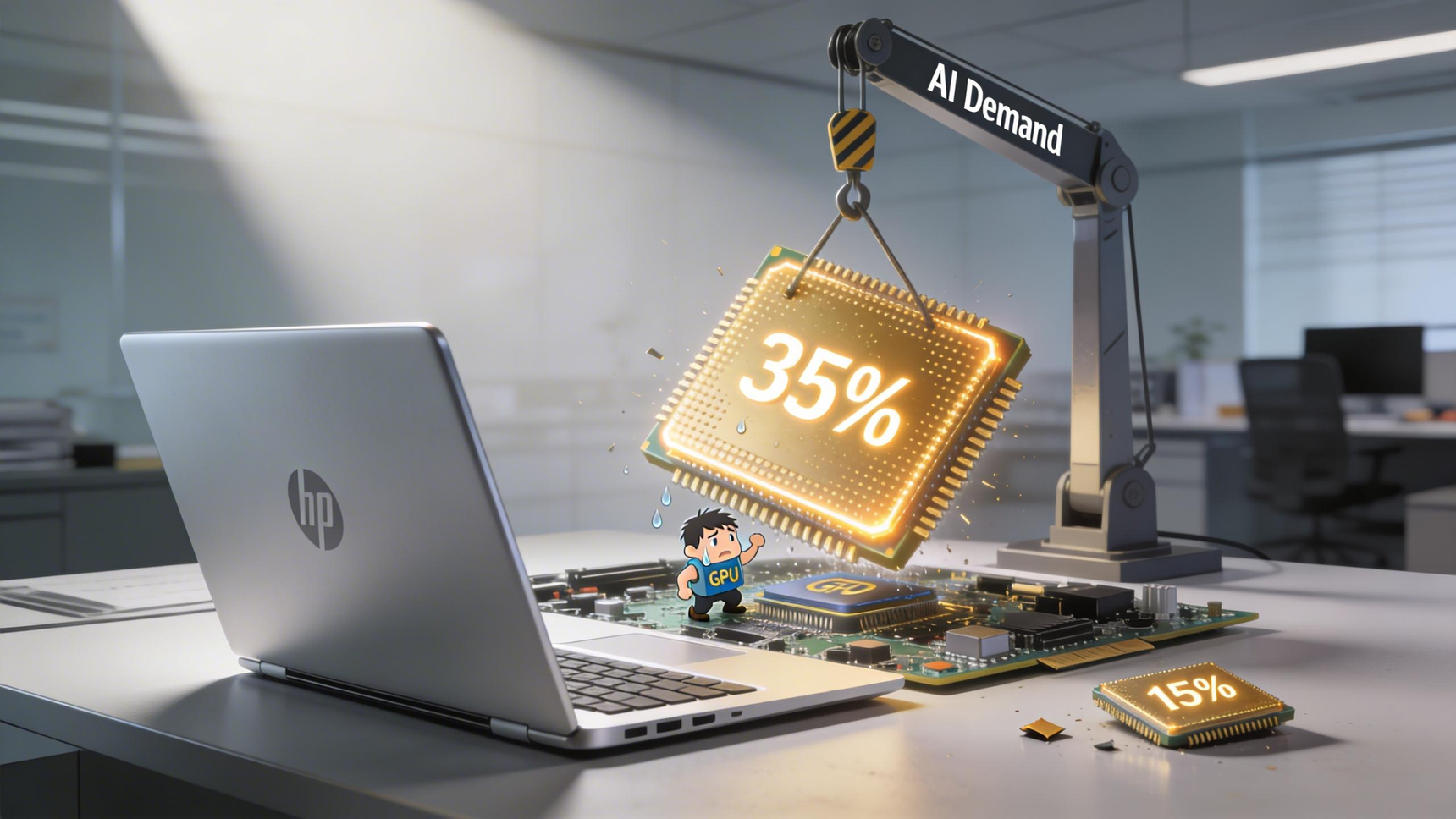 HP の CFO が明かす：メモリが PC 製造コストの 35% を占めるまでに上昇、わずか 1 年で倍増 — BigGo ファイナンス