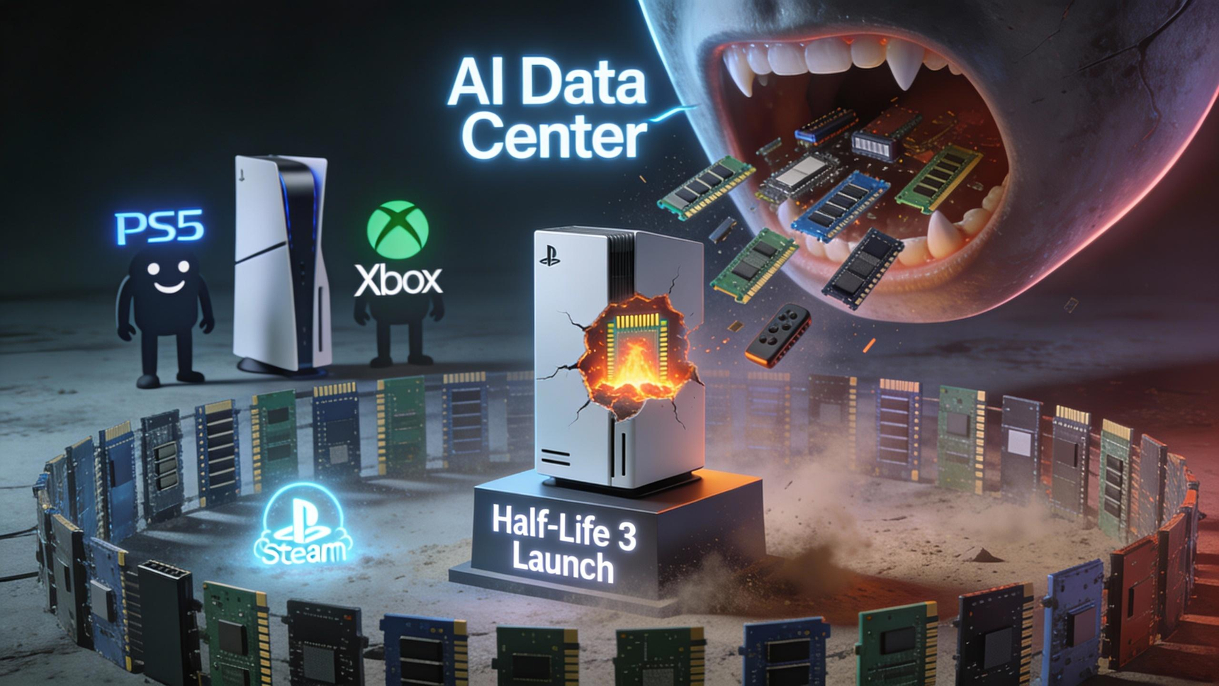 RAM Price Crisis Threatens Steam Machine Launch and Half-Life 3 Release ...