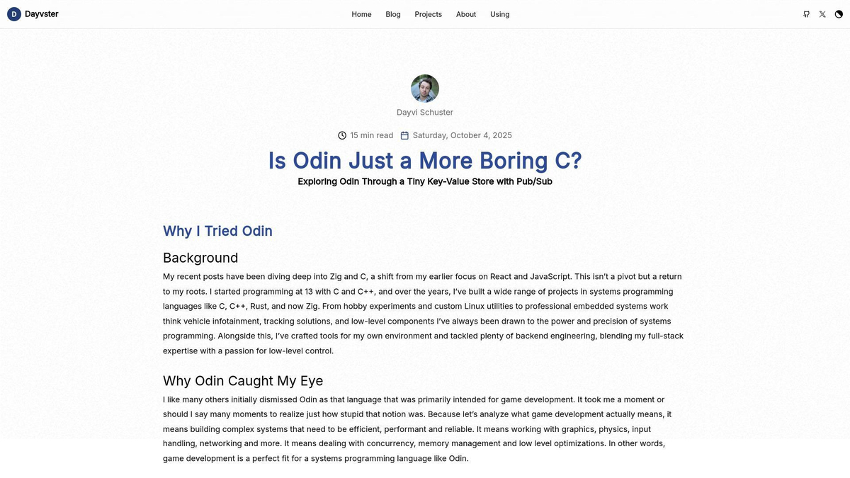 Odin Programming Language: A Modern Take on C That Divides Developers ...