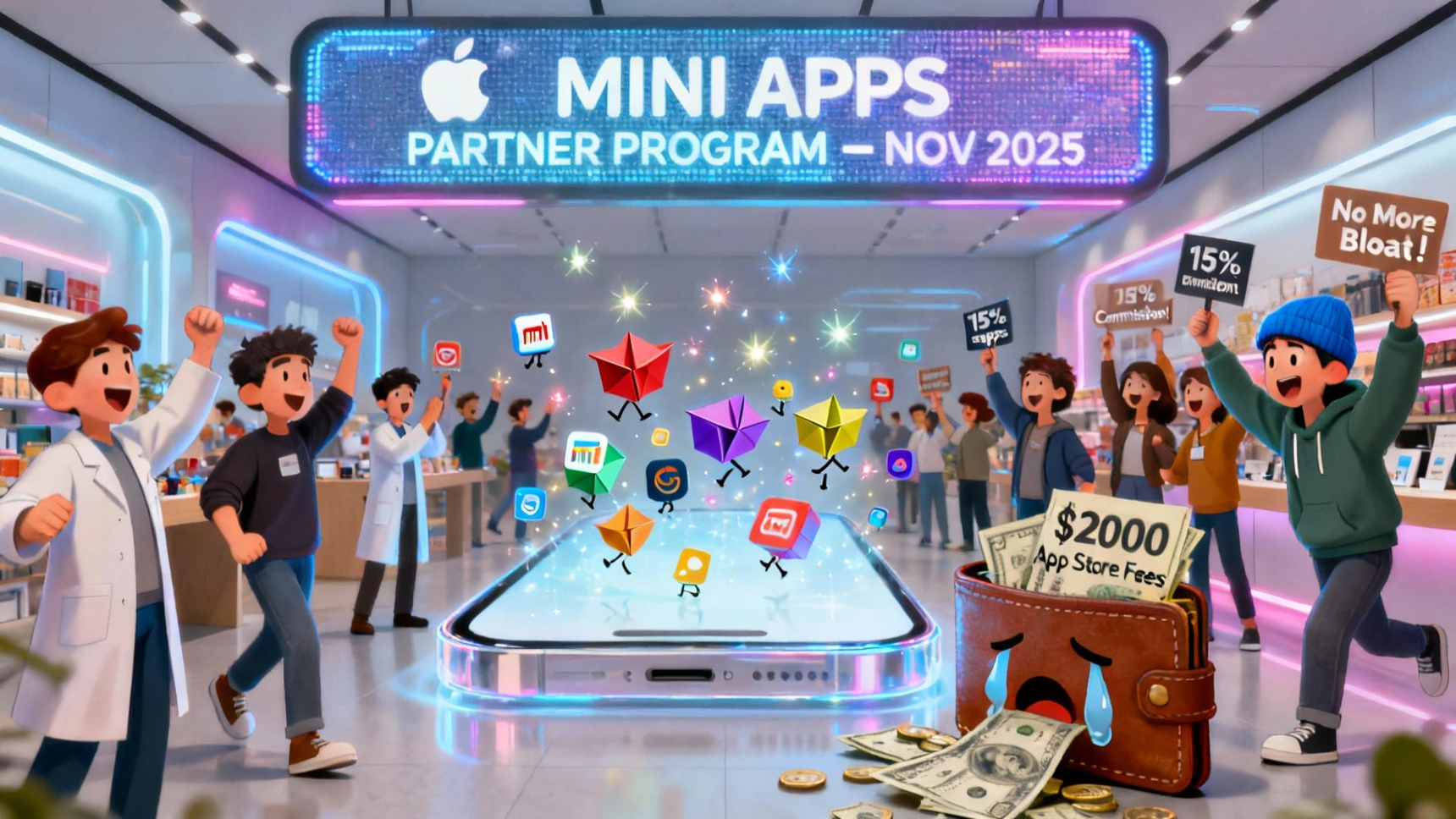 Apple Opens iOS to Mini Apps with New Partner Program and 15% ...