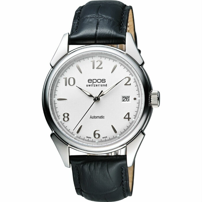 epos 3427.130.34.57.77FB 原創系列經典機械腕錶，咖啡色真皮表帶，39mm不鏽鋼表殼，自動上鍊 規格價格總覽