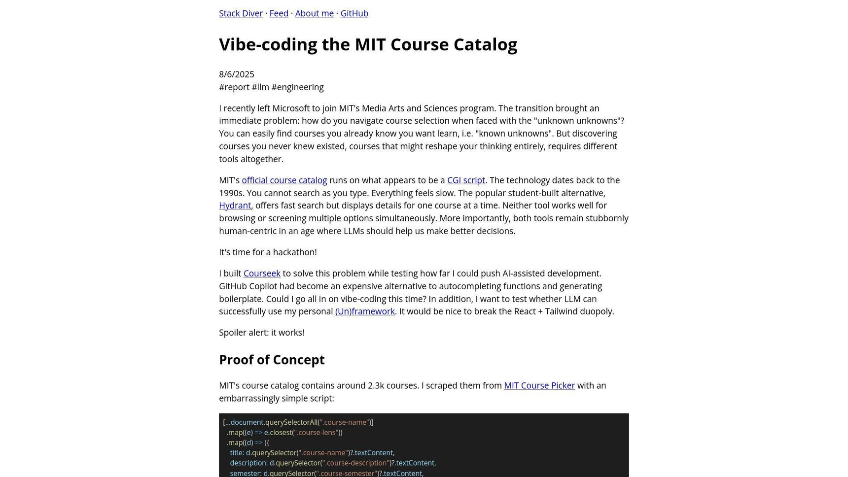 MIT Student Creates AI-Powered Course Discovery Tool After Finding ...