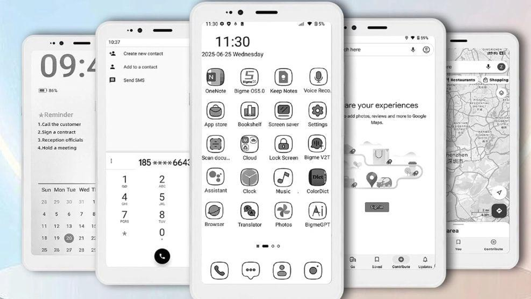 Bigme Teases HiBreak Dual: World's First Smartphone with Color E-Ink ...