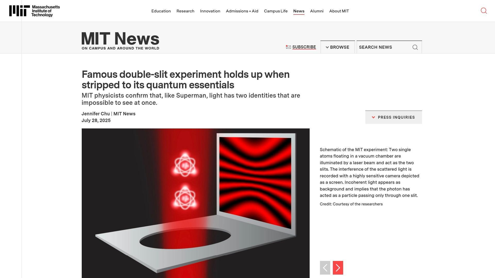 MIT Physicists Settle Century-Old Einstein-Bohr Debate with Atomic ...