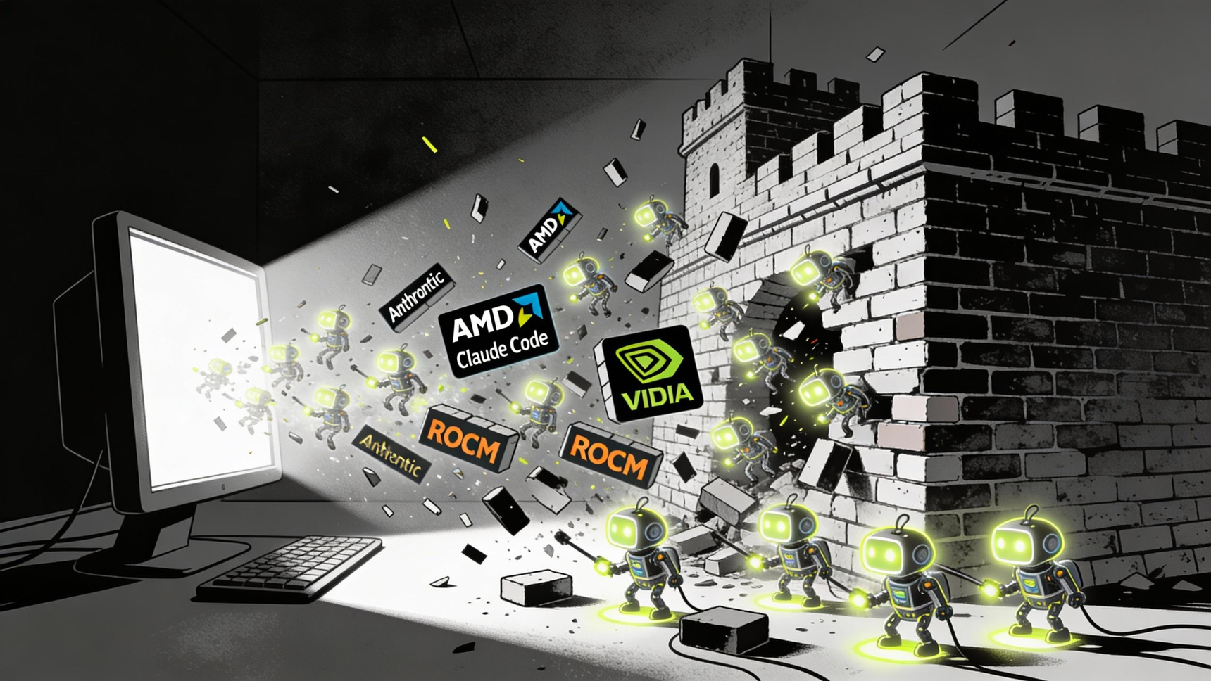 AI Coding Agent Claude Code Reportedly Ports NVIDIA CUDA to AMD ROCm in ...