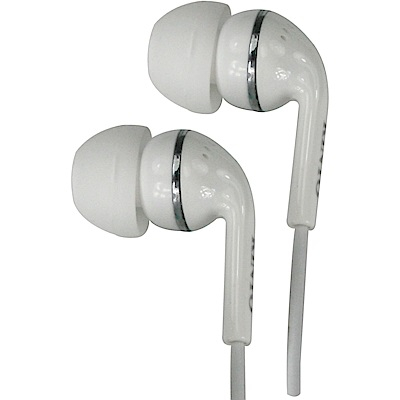 KINYO IPEM-61 入耳式耳機麥克風 - 白色 10mm 單體 3.5mm 立體聲接頭 規格價格總覽